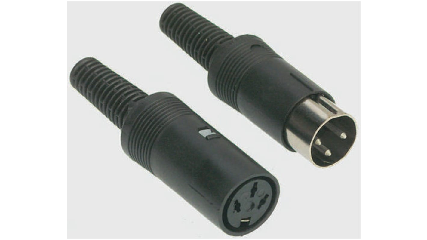 RS PRO 8 Pole Din, DIN 45326, 4A, 34 V ac, Female, Cable Mount | RS