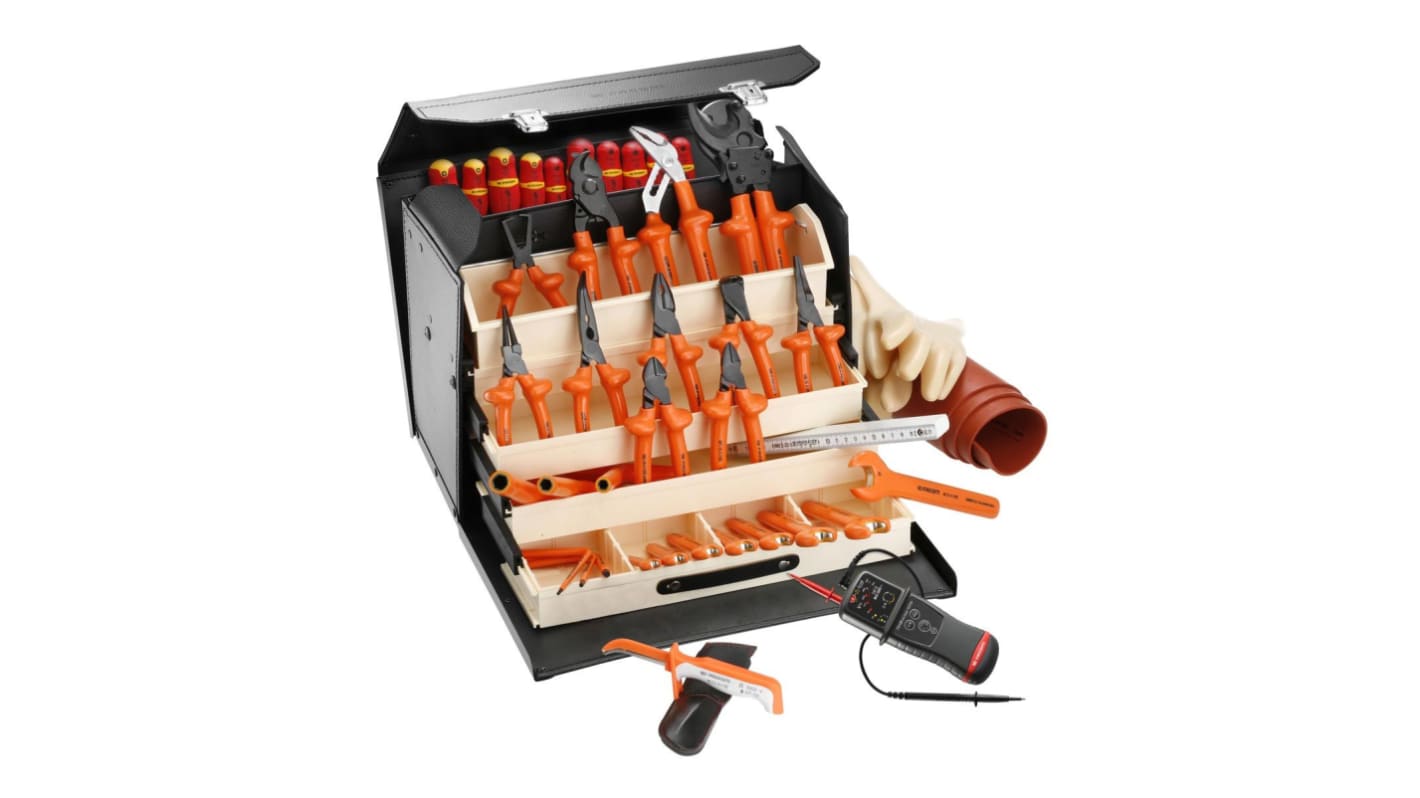 2184C.VSE | Facom 41 Piece Insulated Tool Set Tool Kit with Bag, VDE ...