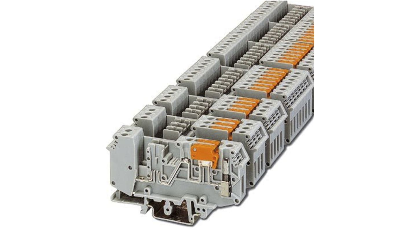 2820835 | Phoenix Contact Green DIN Rail Terminal Block | RS