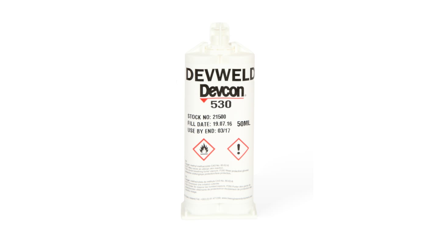 20500 | ITW Devcon Devweld 530 Paste Adhesive, 50 ml | RS
