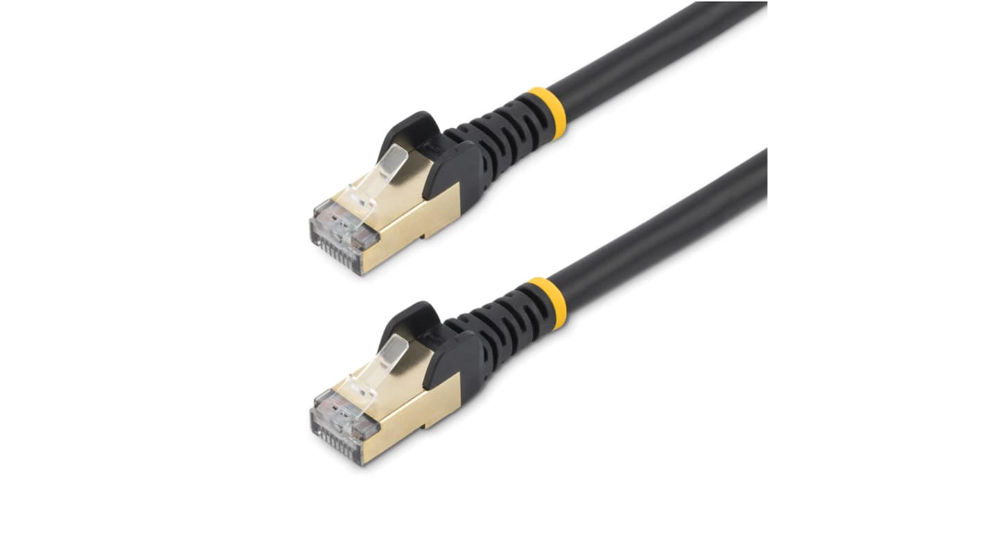 6ASPAT7MBK | StarTech.com Cat6a Straight Male RJ45 to Straight Male ...