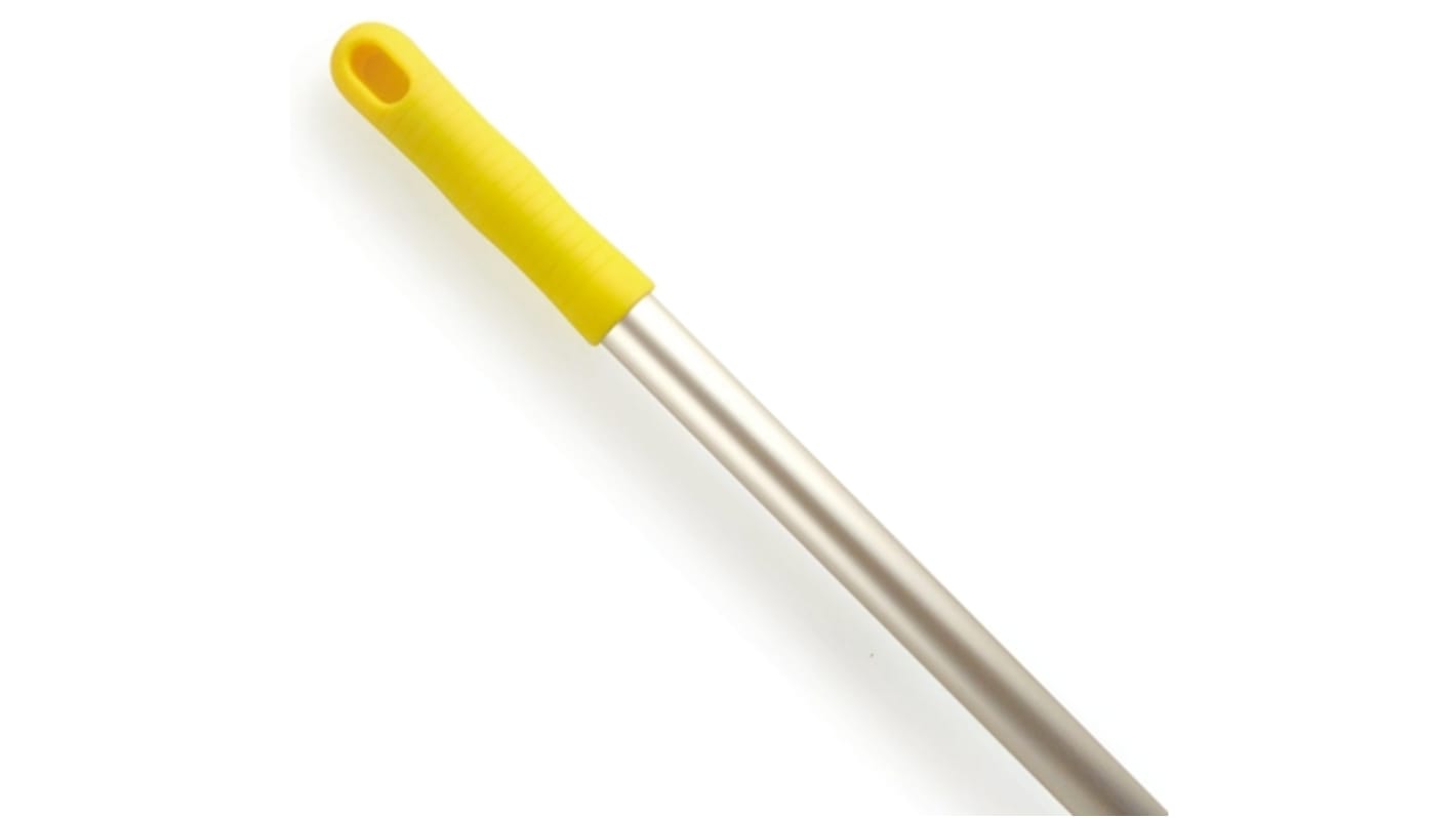 RS PRO Yellow Aluminium Mop Handle, 1.4m, for use with RS PRO Mop ...