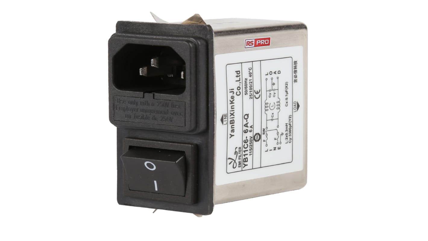 RS PRO IEC Inlet Filter | RS