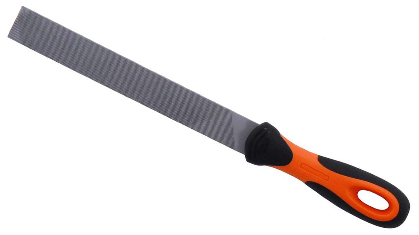 1-110-10-2-2 | Bahco 250mm, Second Cut, Flat Engineers File | RS