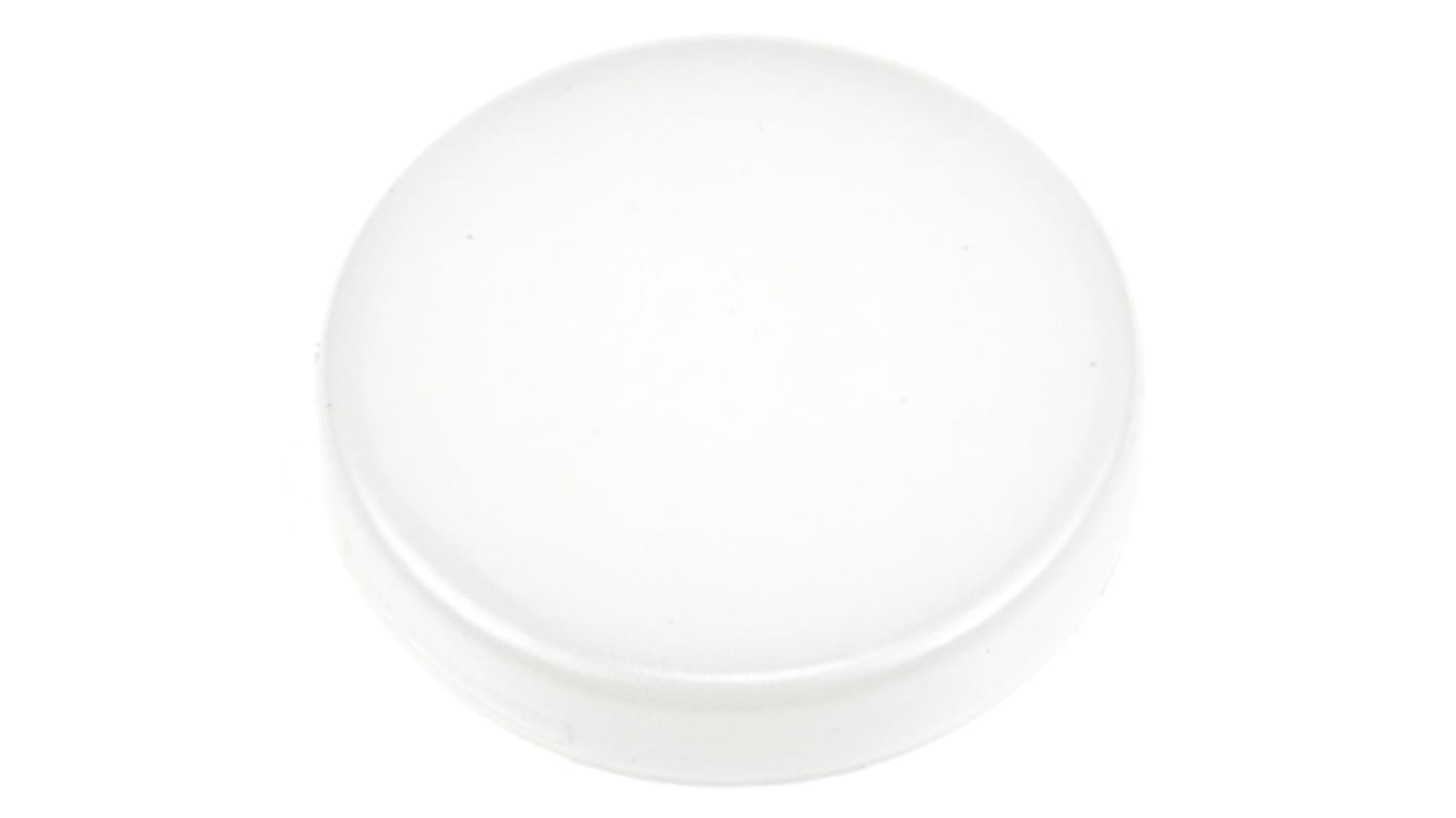 A0263J | Panel Mount Indicator Lens Round Style, White, 26mm diameter | RS