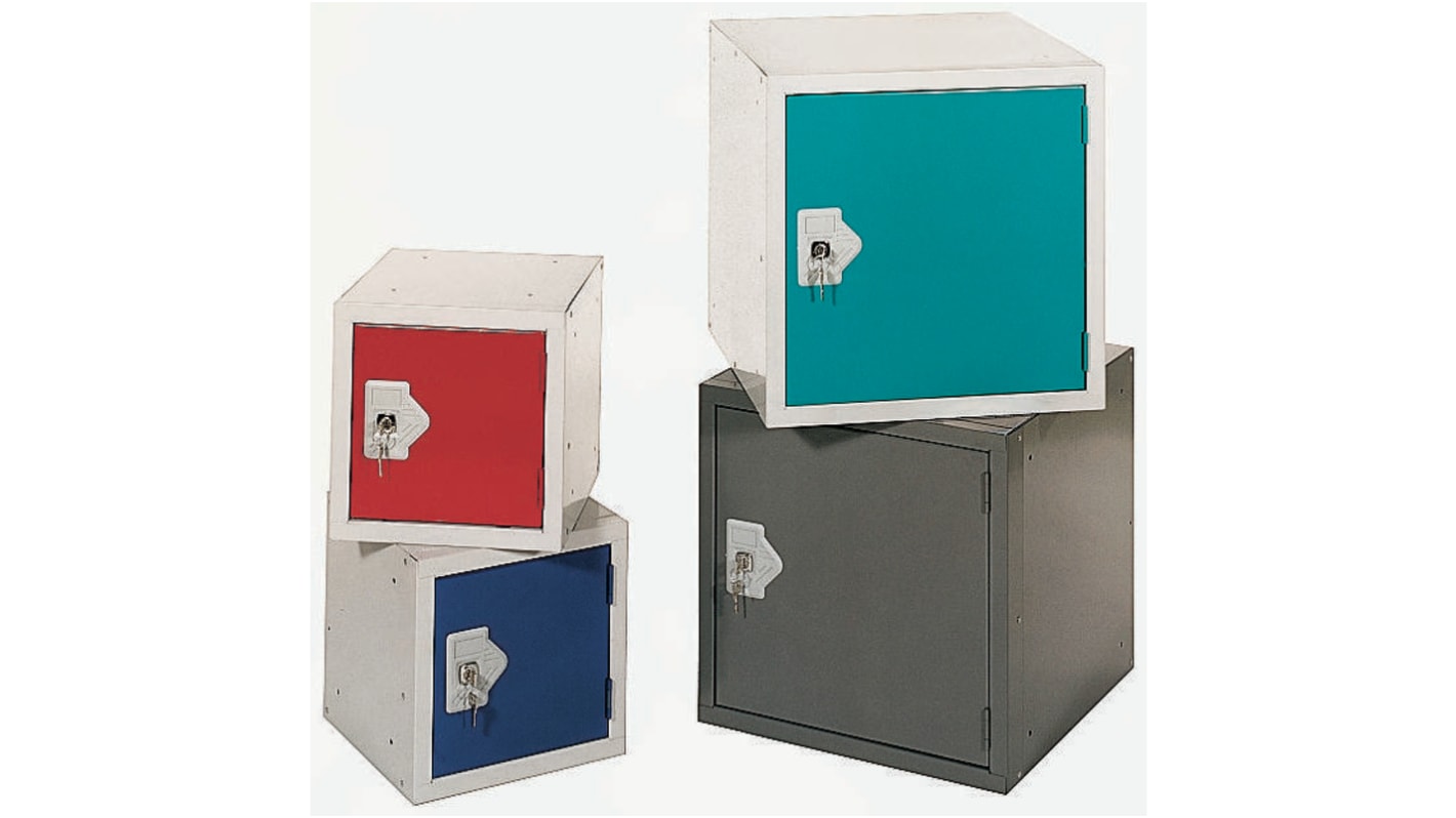 RS PRO 1 Door Grey Locker, 457 mm x 457 mm x 457mm | RS