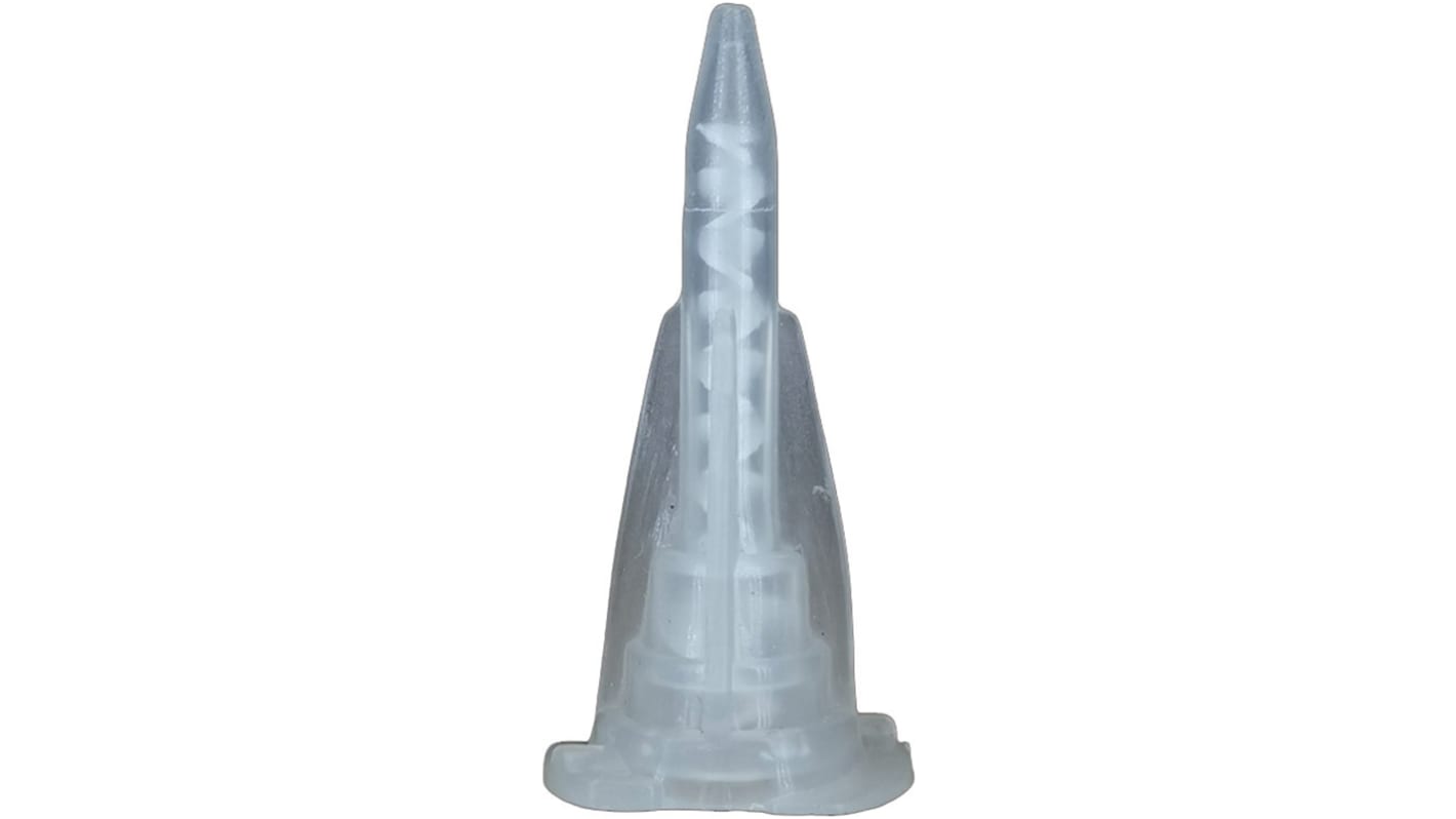 RS PRO Acrylic Mixer Nozzle, 50ml Bayonet 8 Mixing elements 35mm | RS