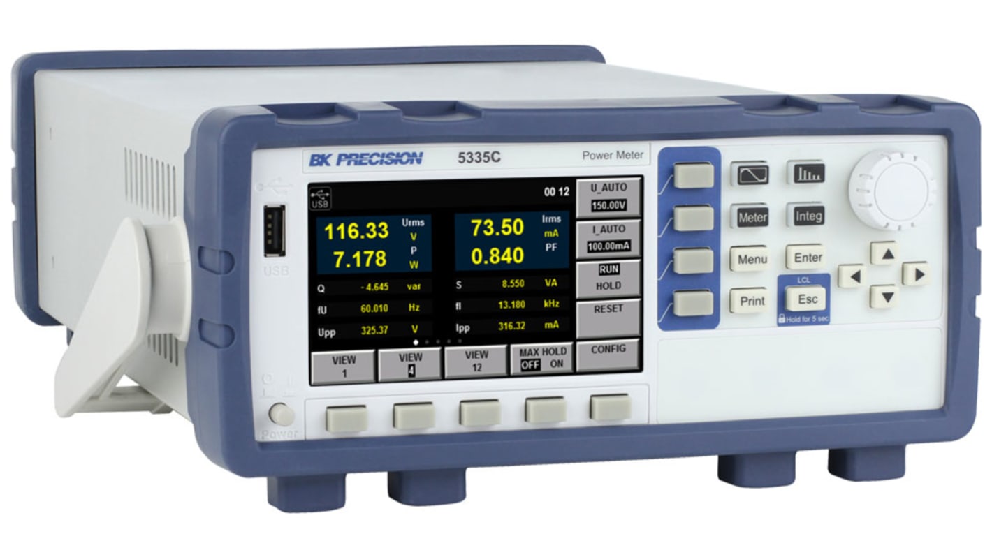 BK5335C | BK Precision Power Meter, 12kW max, 20A ac max, 20A dc max | RS