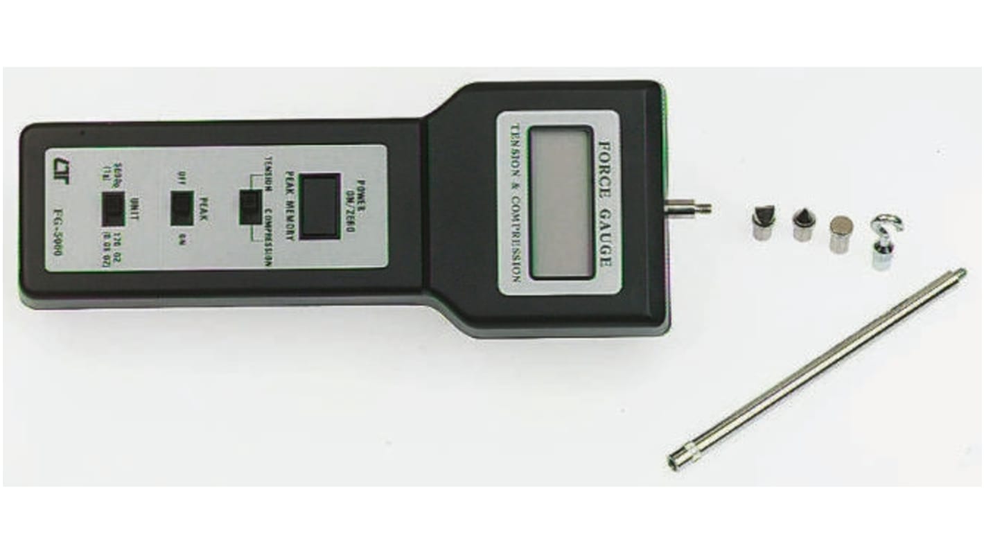 RS PRO Force Gauge 0.8Hz, Range: 5000g, Resolution: 1 g | RS