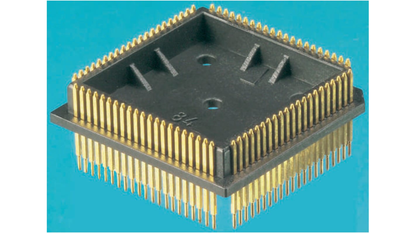 W9305 | Winslow 1.27mm Pitch 68 Way SMD PLCC IC Socket | RS
