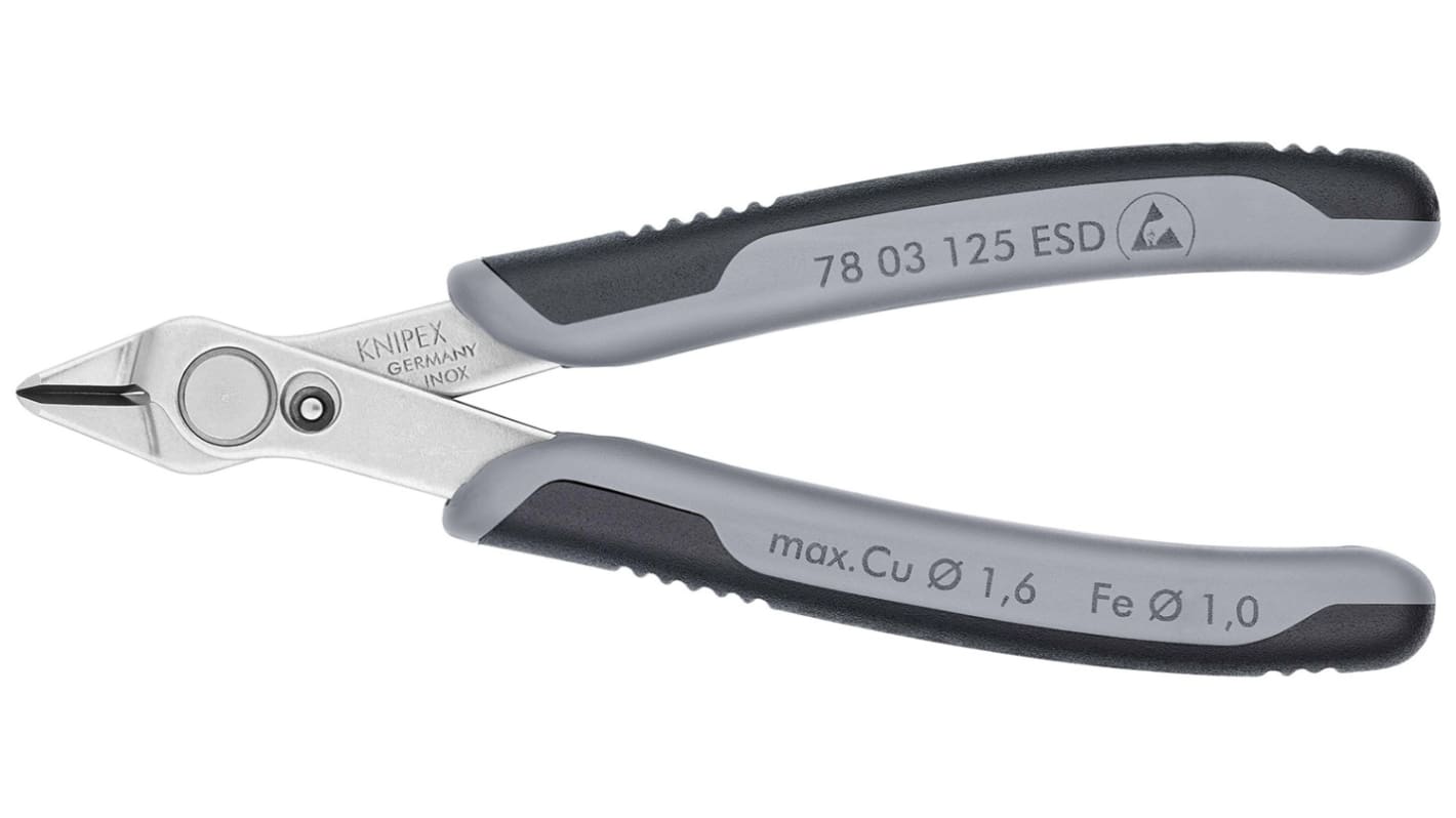 Knipex 78 03 125 ESD ESD Safe Side Cutters | RS