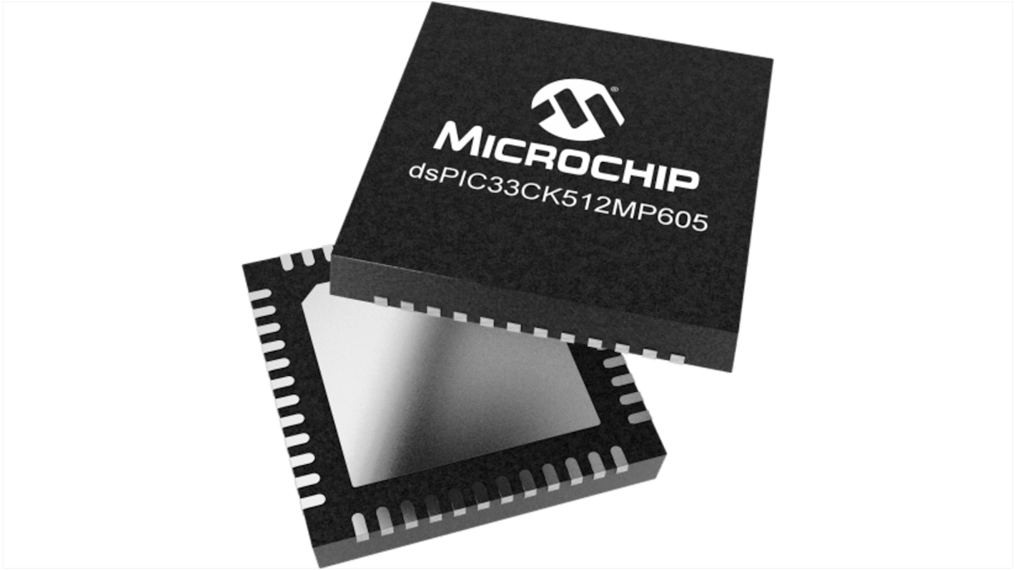 Microchip dsPIC33CK512MP605-E/M7 dsPIC Microcontroller, 48-Pin VQFN | RS