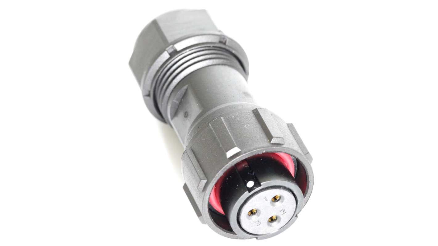 RS PRO Circular Connector, 3 Contacts, Cable Mount, Socket, Female ...