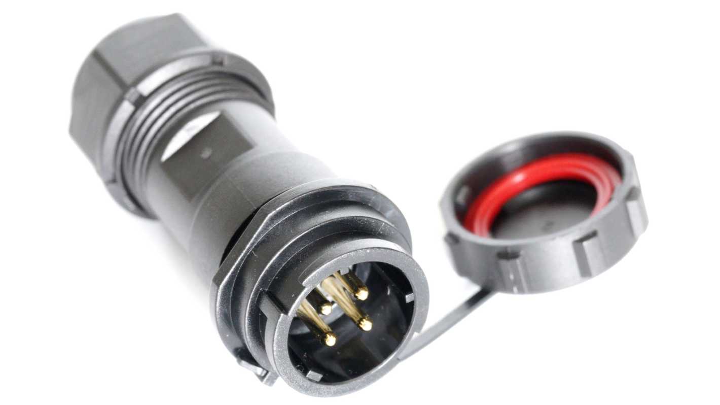 RS PRO Circular Connector, 4 Contacts, Cable Mount, Socket, Female ...