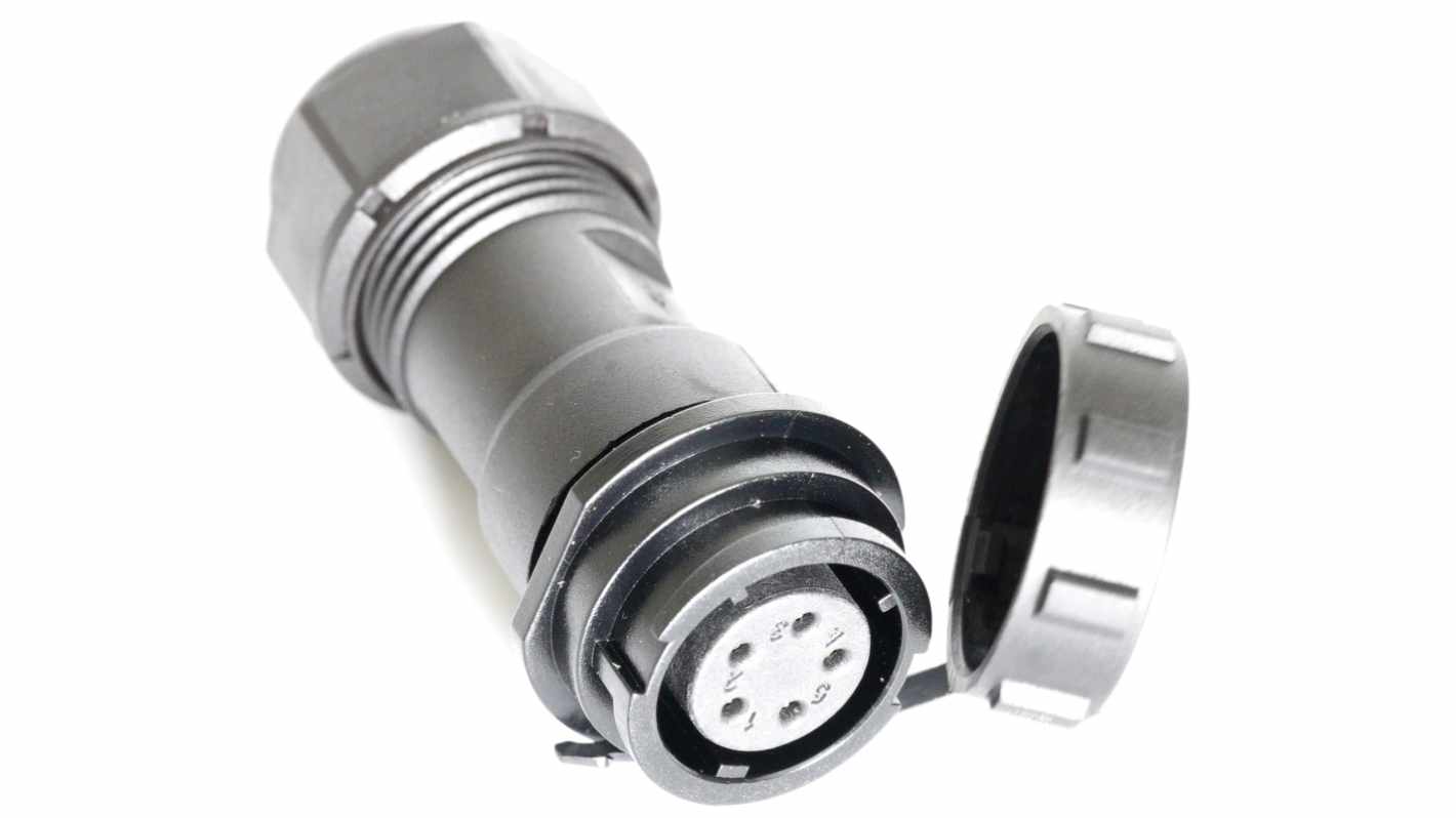 RS PRO Circular Connector, 5 Contacts, Cable Mount, Socket, Female ...