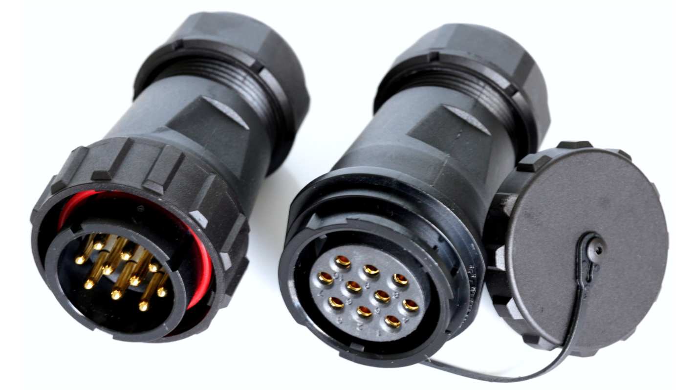 RS PRO Circular Connector, 10 Contacts, Cable Mount, Plug and Socket ...