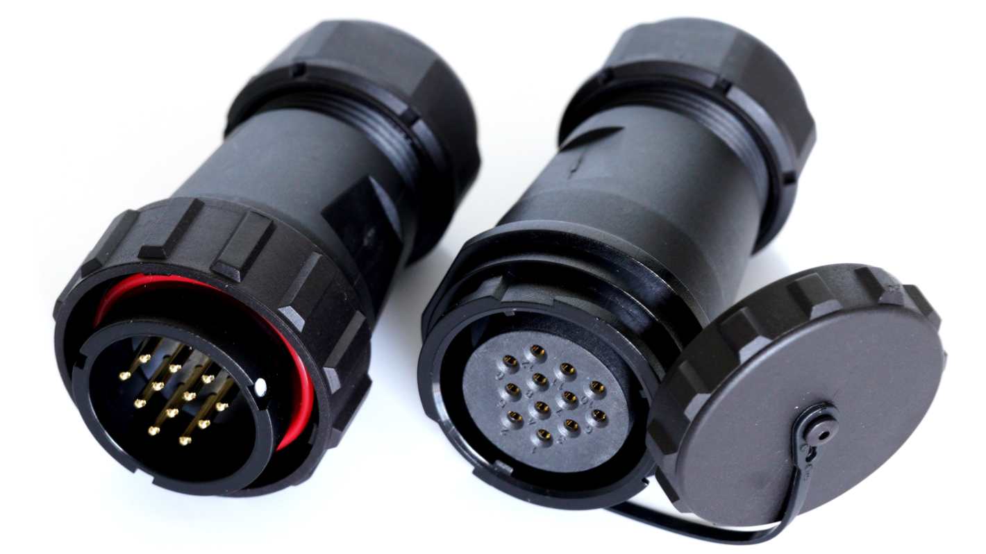 RS PRO Circular Connector, 12 Contacts, Cable Mount, Plug and Socket ...