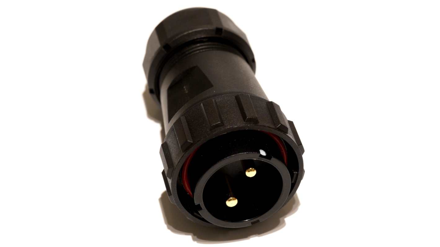RS PRO Circular Connector, 2 Contacts, Cable Mount, Plug, Male, IP67 | RS