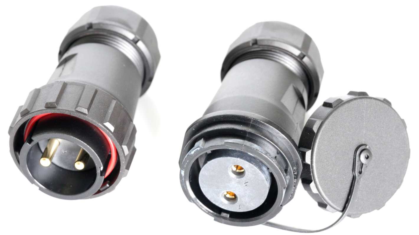 RS PRO Circular Connector, 2 Contacts, Cable Mount, Plug and Socket ...