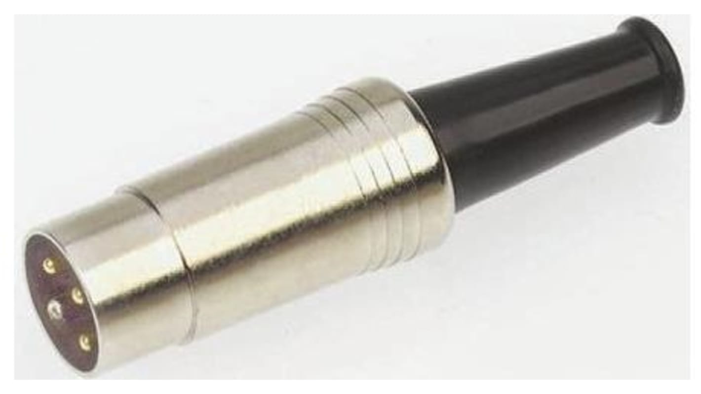 RS PRO 5 Pole Din Plug, Male, Cable Mount | RS