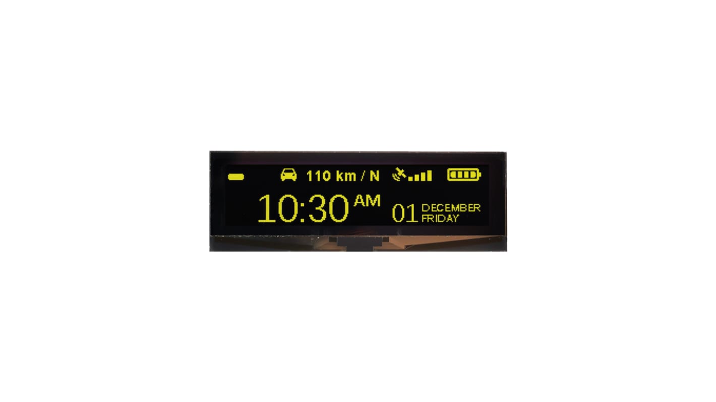 MDOG256064IV-YM | Midas 3.55in Yellow Passive matrix OLED Display 256 x ...