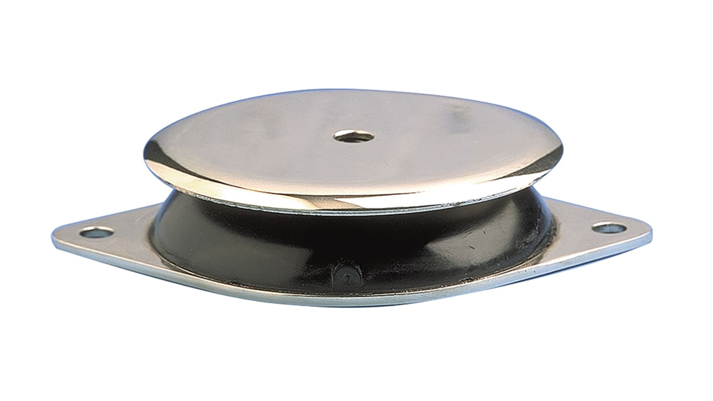 53368160 | Paulstra Hutchinson Round M8 Anti Vibration Mount, Female ...