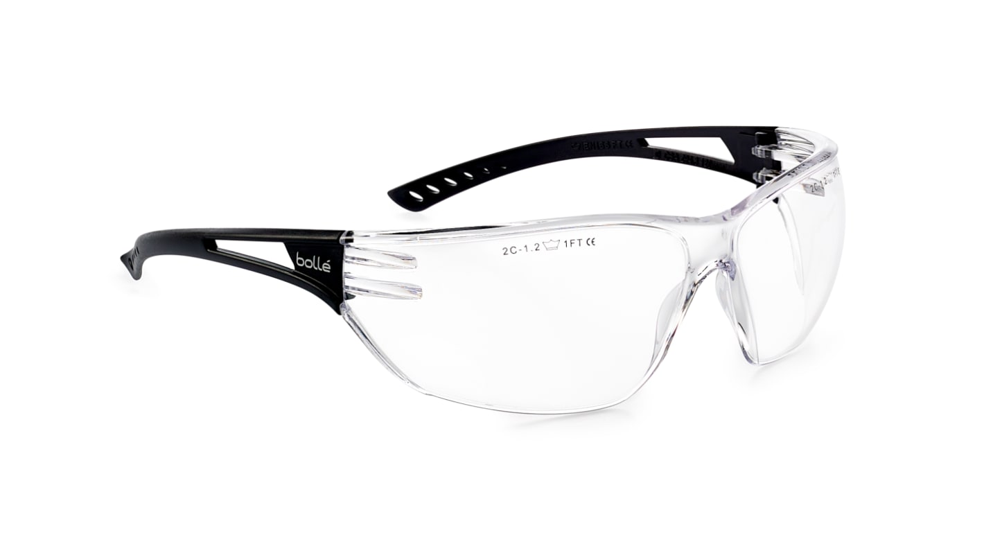 SLAPSI | Bolle SLAM Anti-Mist UV Safety Glasses, Clear PC Lens | RS