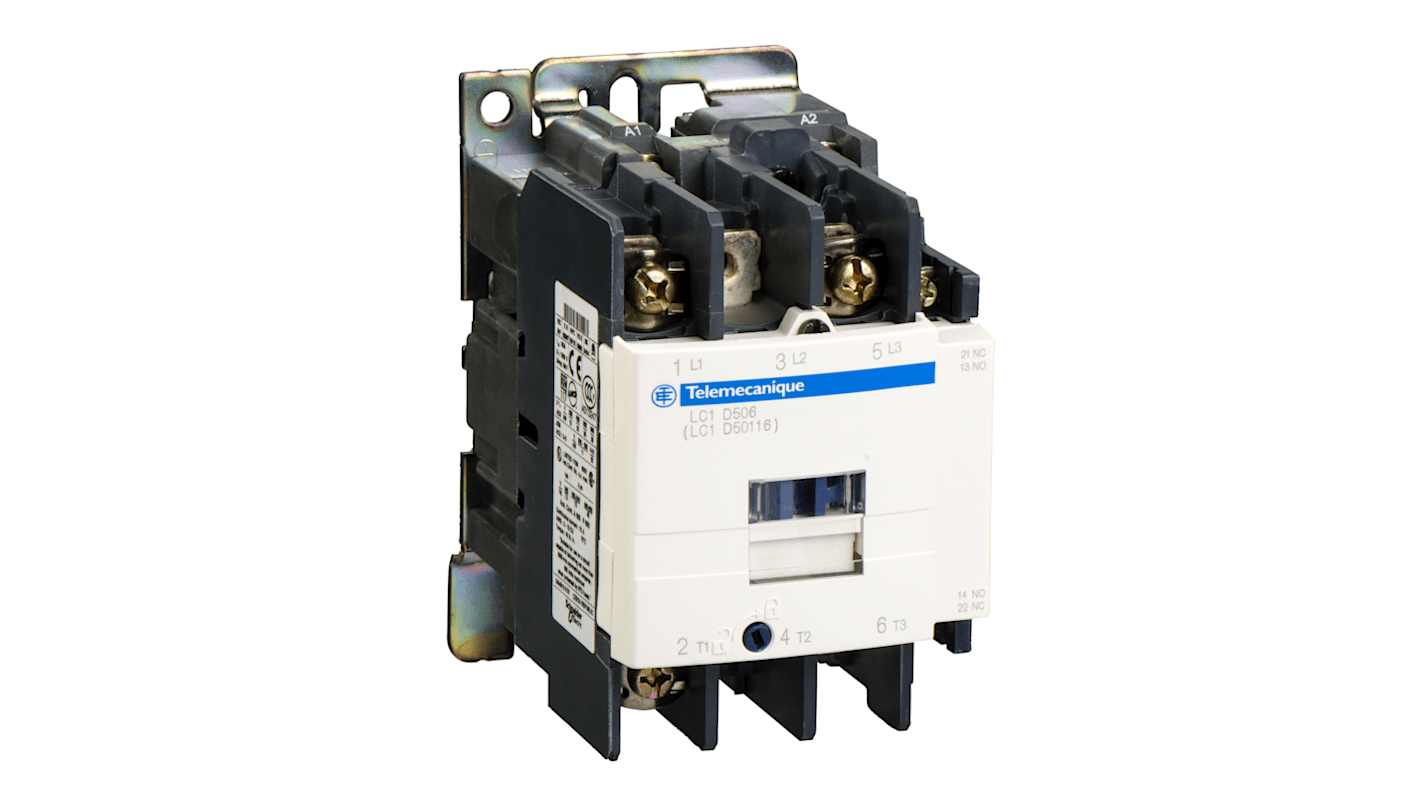 LC1D506FW | Schneider Electric TeSys D LC1D Contactor, 110 V Coil, 3 ...