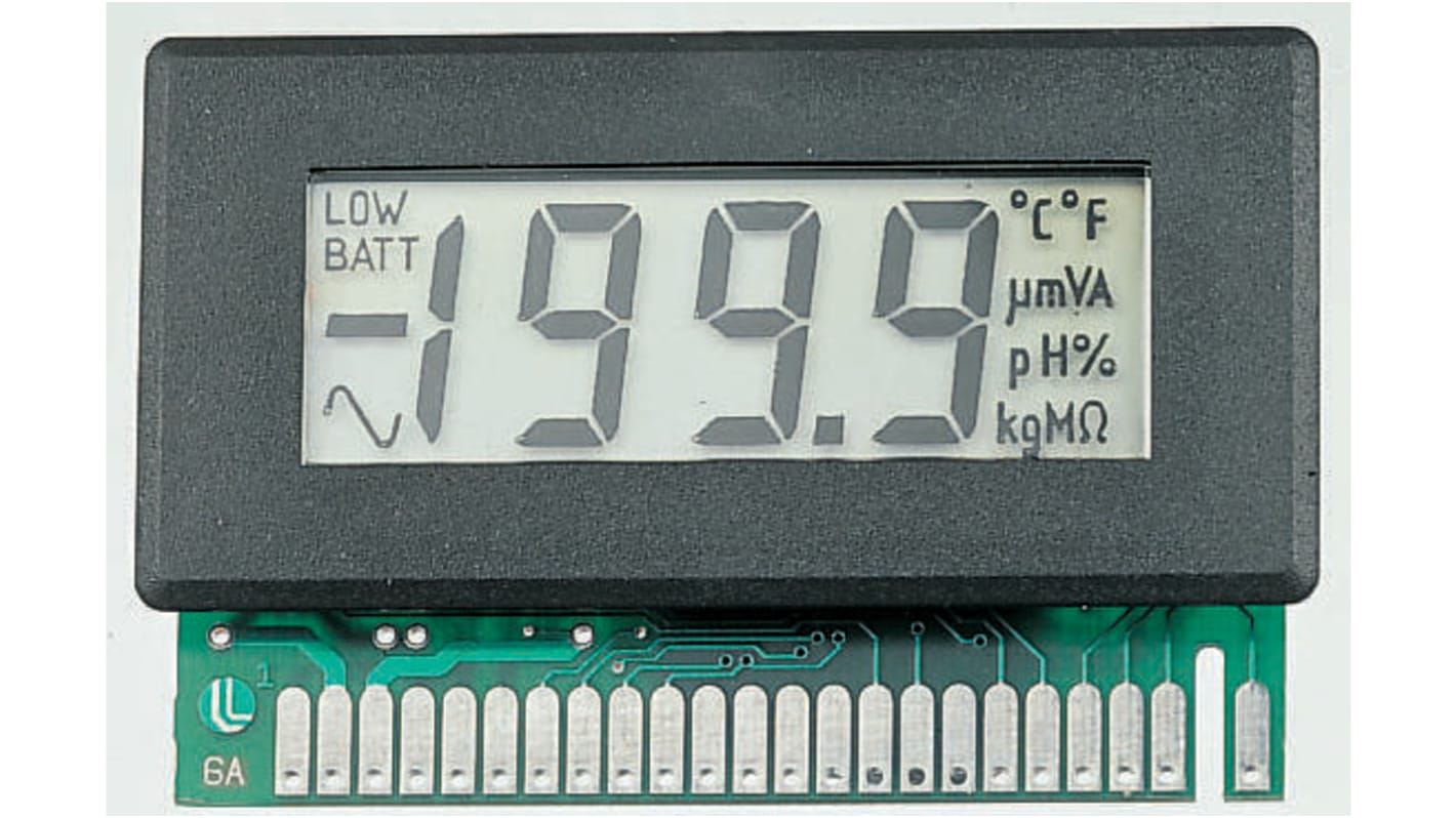 DPM 200S | Lascar Digital Panel Voltmeter DC, LCD Display 3.5-Digits ±1 ...