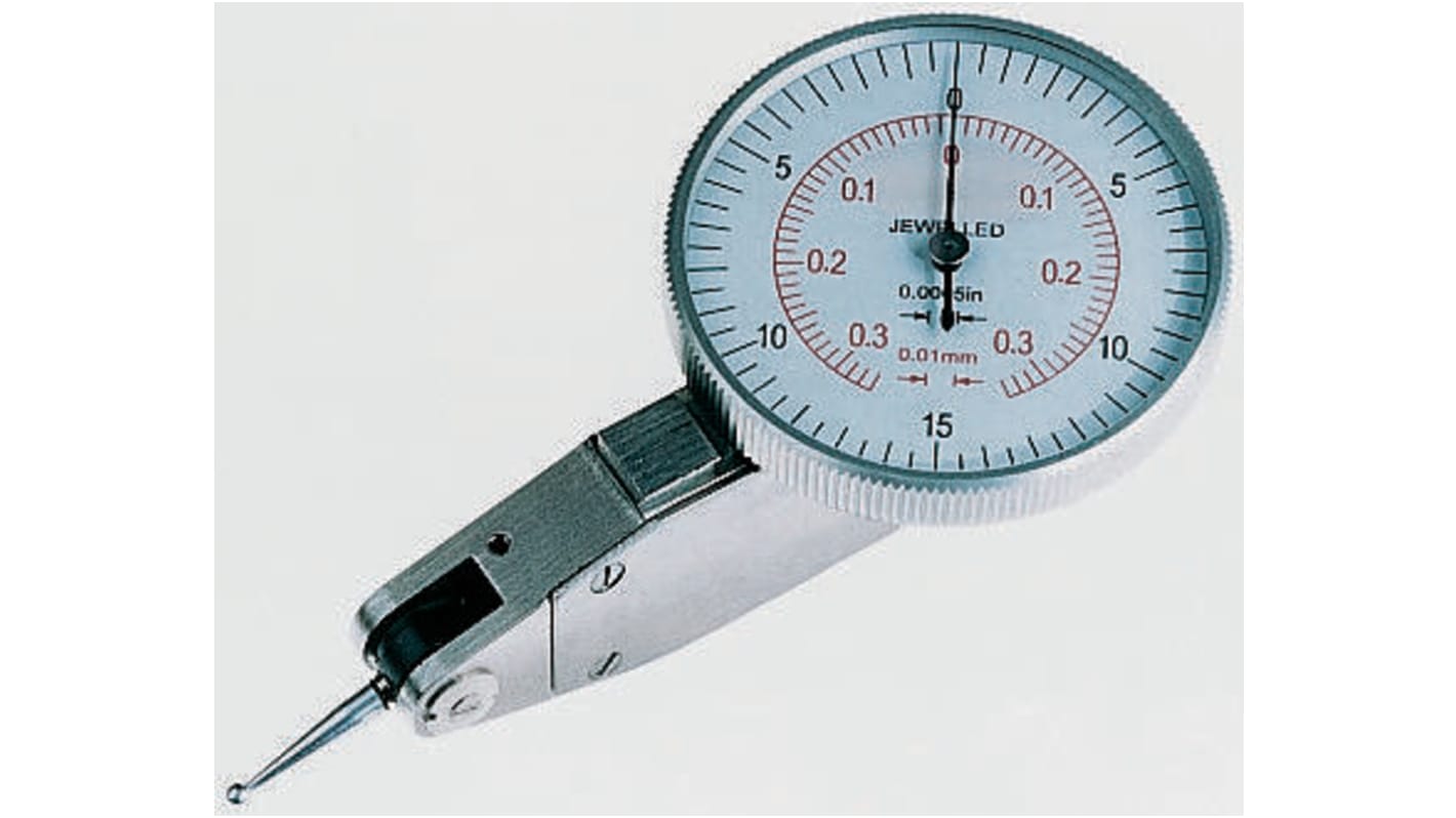 0410-001/002 | RS PRO Both Lever Dial Indicator, 0.8mm Max. Measurement ...