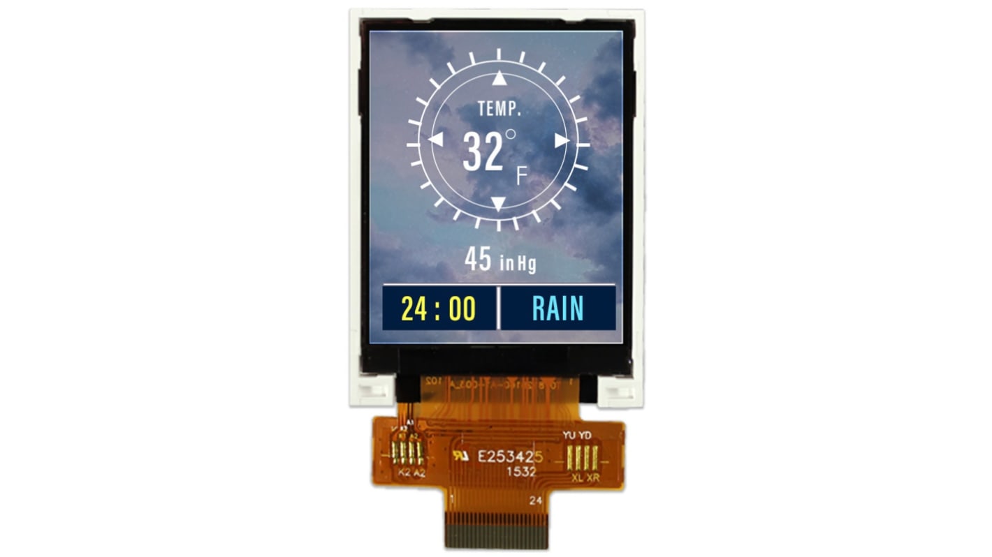 NEWHAVEN DISPLAY INTERNATIONAL NHD-1.8-128160EF-CTXI#-F TFT LCD Colour ...