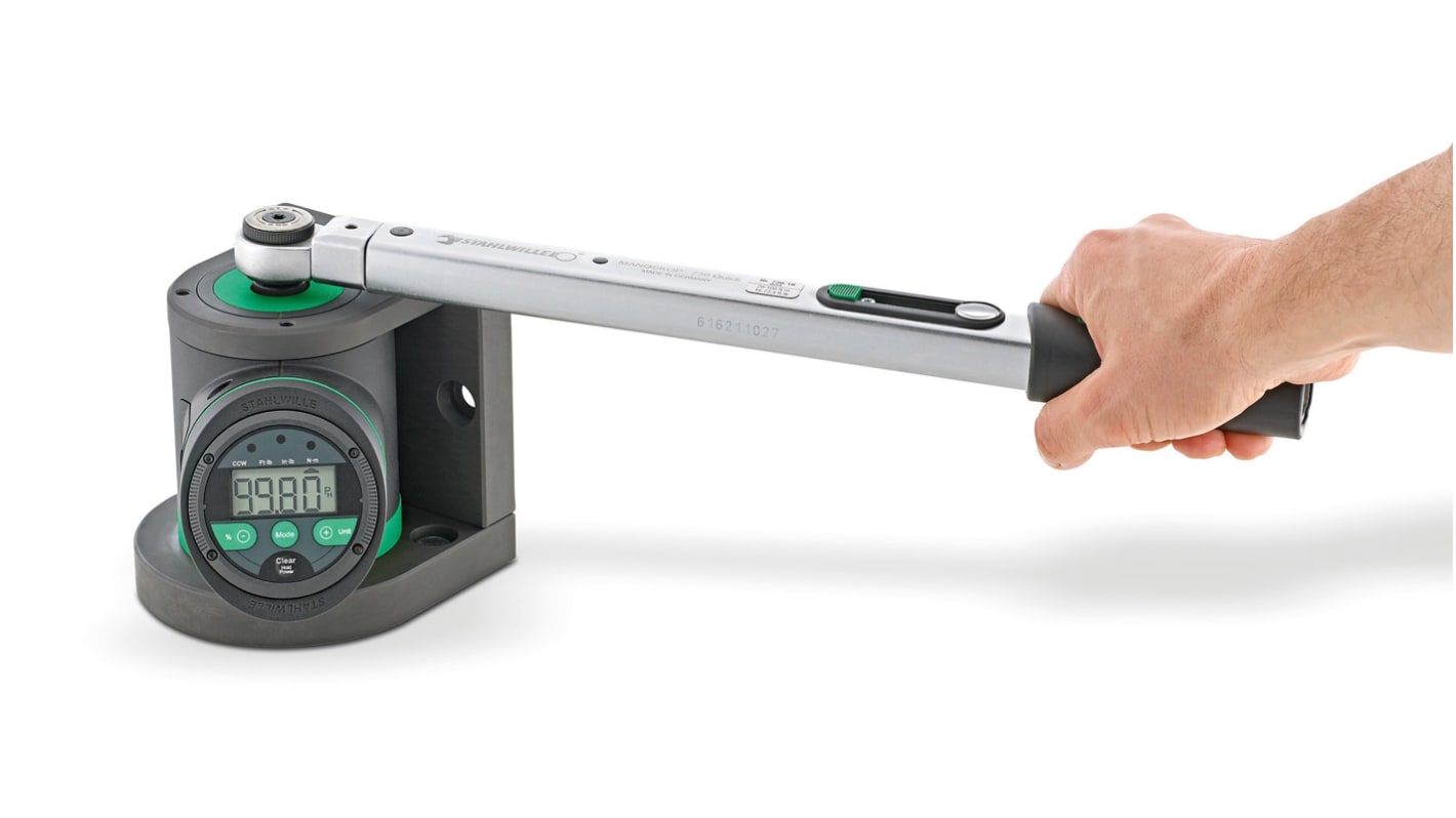 96521209 | STAHLWILLE Digital Torque Tester, 40 → 400Nm, 3/4in Drive | RS