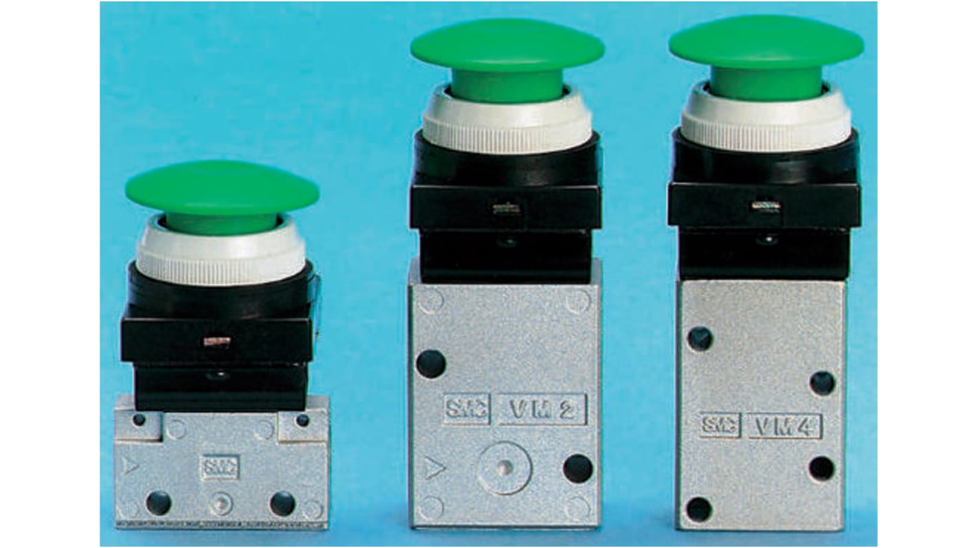 VM430-01-30G | SMC Push Button 3/2 Pneumatic Manual Control Valve VM400 ...