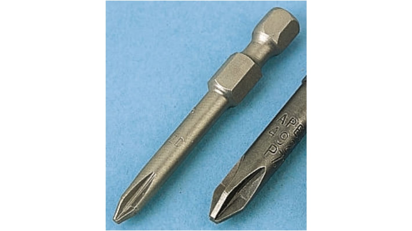 491PZDX | Cooper Tools Pozidriv Screwdriver Bit, PZ1 Tip | RS