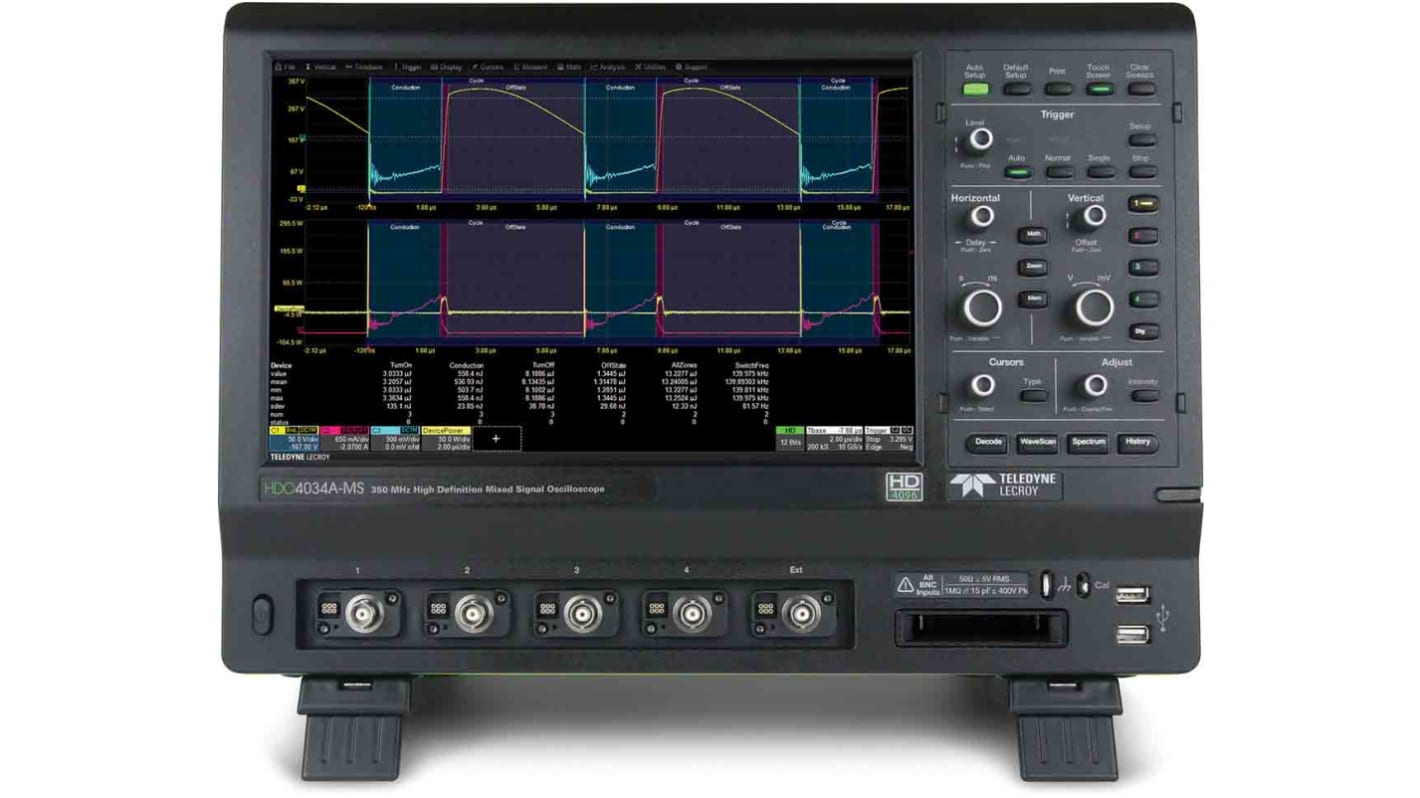 Teledyne LeCroy HDO4034A-MS HDO4000A Series, 350MHz Bench Oscilloscope ...