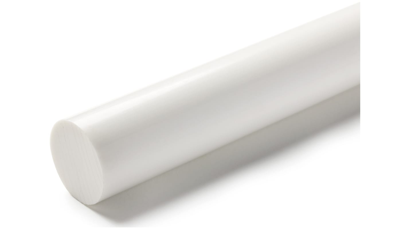 RS PRO Opaque Polyester PET Rod, 1m x 40mm Diameter | RS
