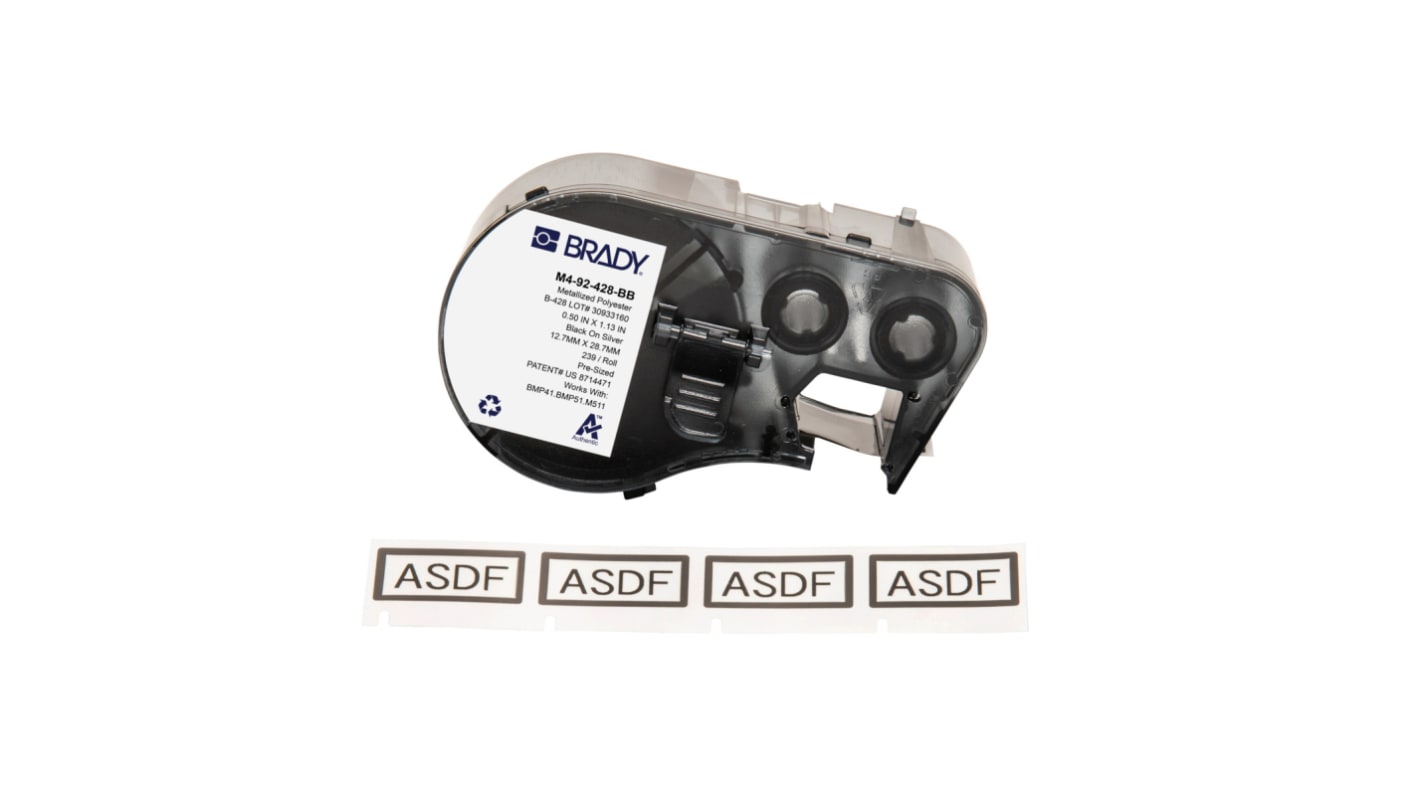 M4-92-428-BB | Brady B-428 Label | RS