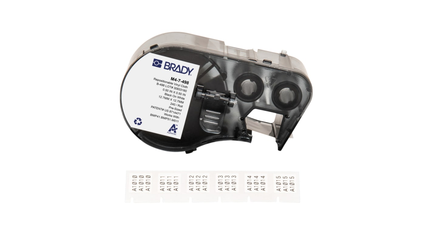 M4-7-498 | Brady B-498 Label | RS