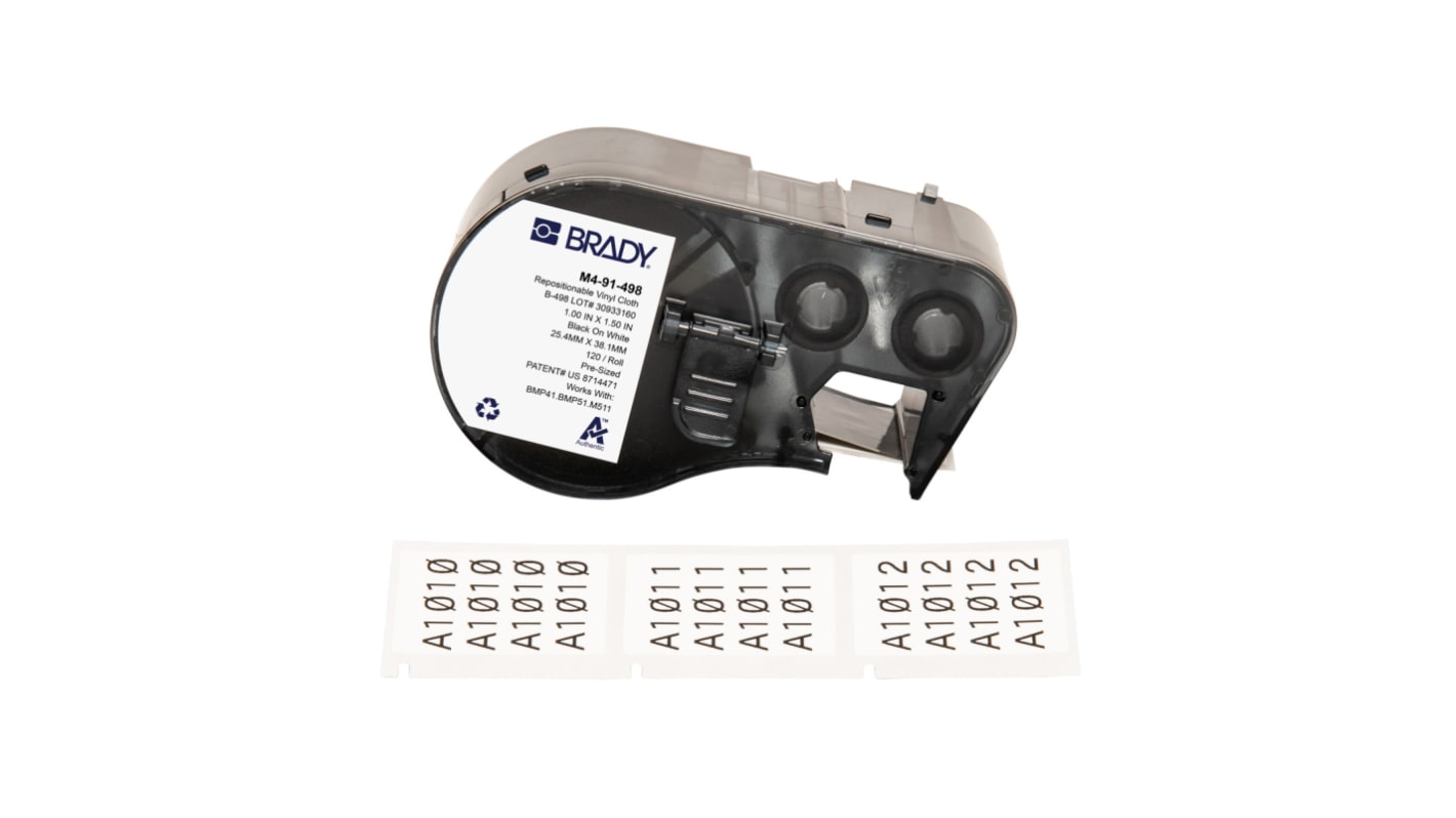 M4-91-498 | Brady B-498 Label | RS