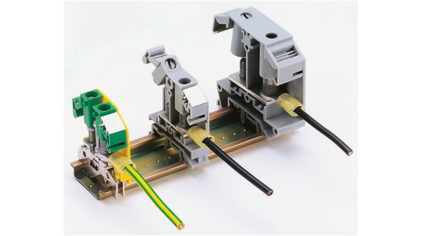 OTTA 6 - 0790433 | Phoenix Contact OTTA Series Grey Non-Fused DIN Rail ...