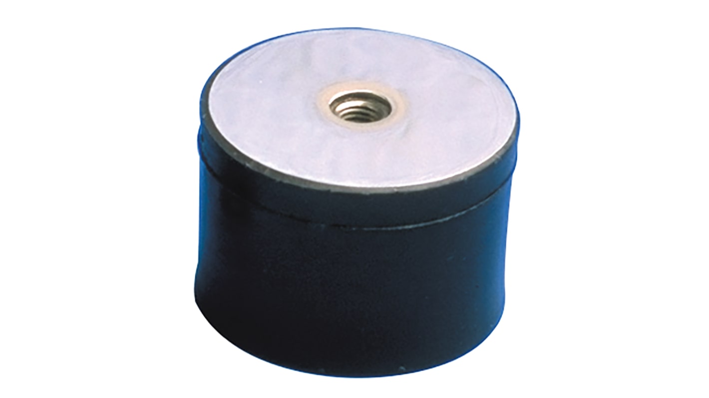 520505 | Plot antivibratoire femelle Paulstra Hutchinson M6 Ø 20mm en ...