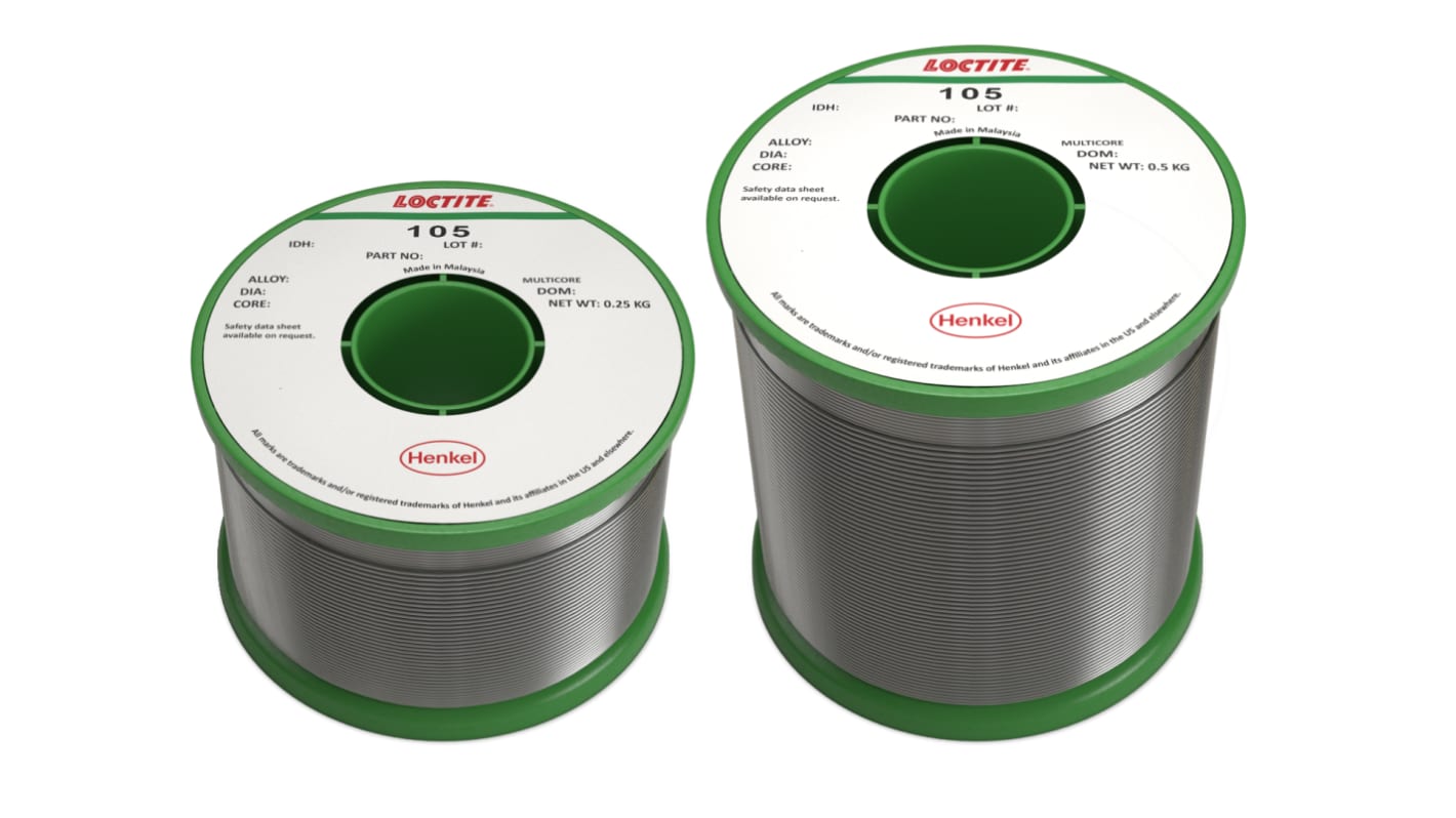 288155 | Multicore Wire, 0.7mm Lead solder, 183 → 188°C Melting Point | RS
