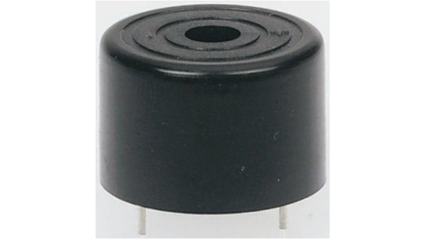 90dB Through Hole Continuous Piezo Buzzer, 24 (Dia.) x 18mm, 3V dc Min ...