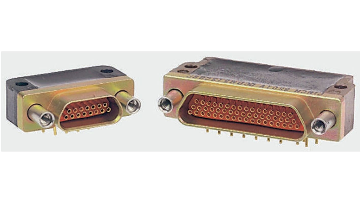 RS PRO 9 Way Right Angle Through Hole D-sub Connector Plug, 2.54mm ...