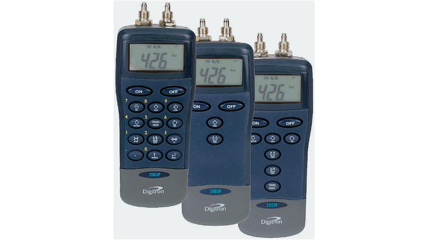 2023P7 | Digitron 2000P Differential Manometer ±0,15 % + 0,0105 bar + 1 ...