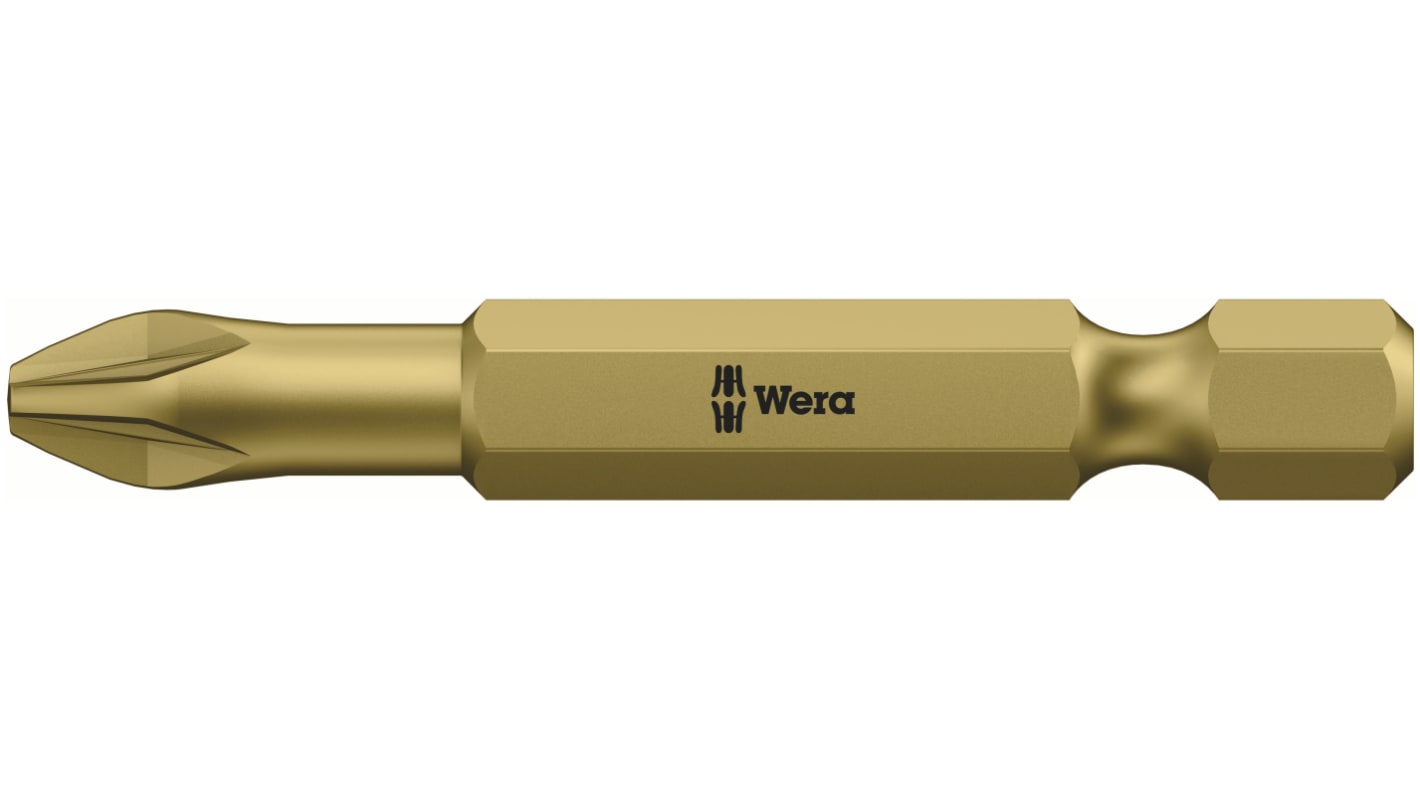 05060065001 | Wera Pozidriv Screwdriver Bit, PZ3 Tip | RS
