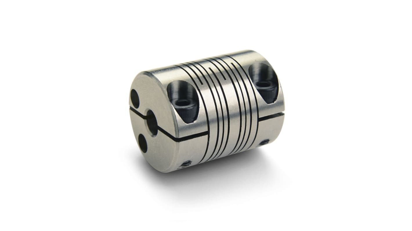 MWC20-5-5-SS | Ruland Beam Coupling, 20mm Outside Diameter, 5mm Bore ...
