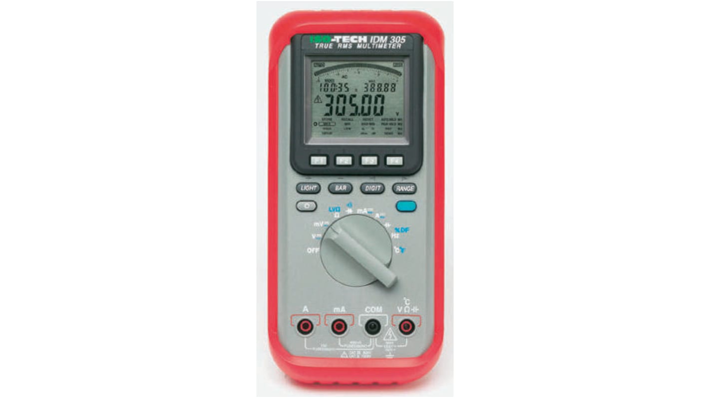 Multimetro digitale Portatile ISO-TECH IDM303, 750V ca, 10A ca, CAT II ...