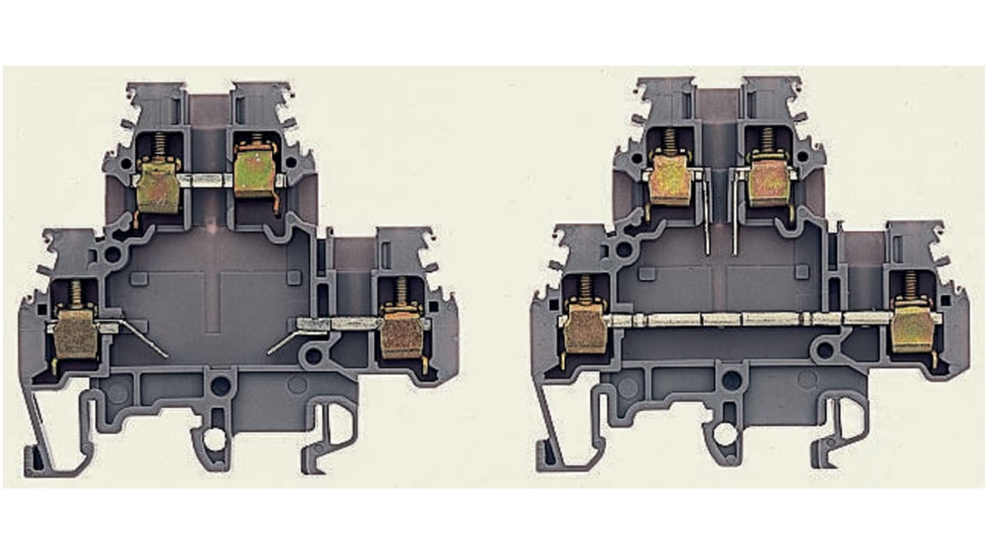 1SNA115177R1400 | Entrelec SNA Series Grey Feed Through Terminal Block ...