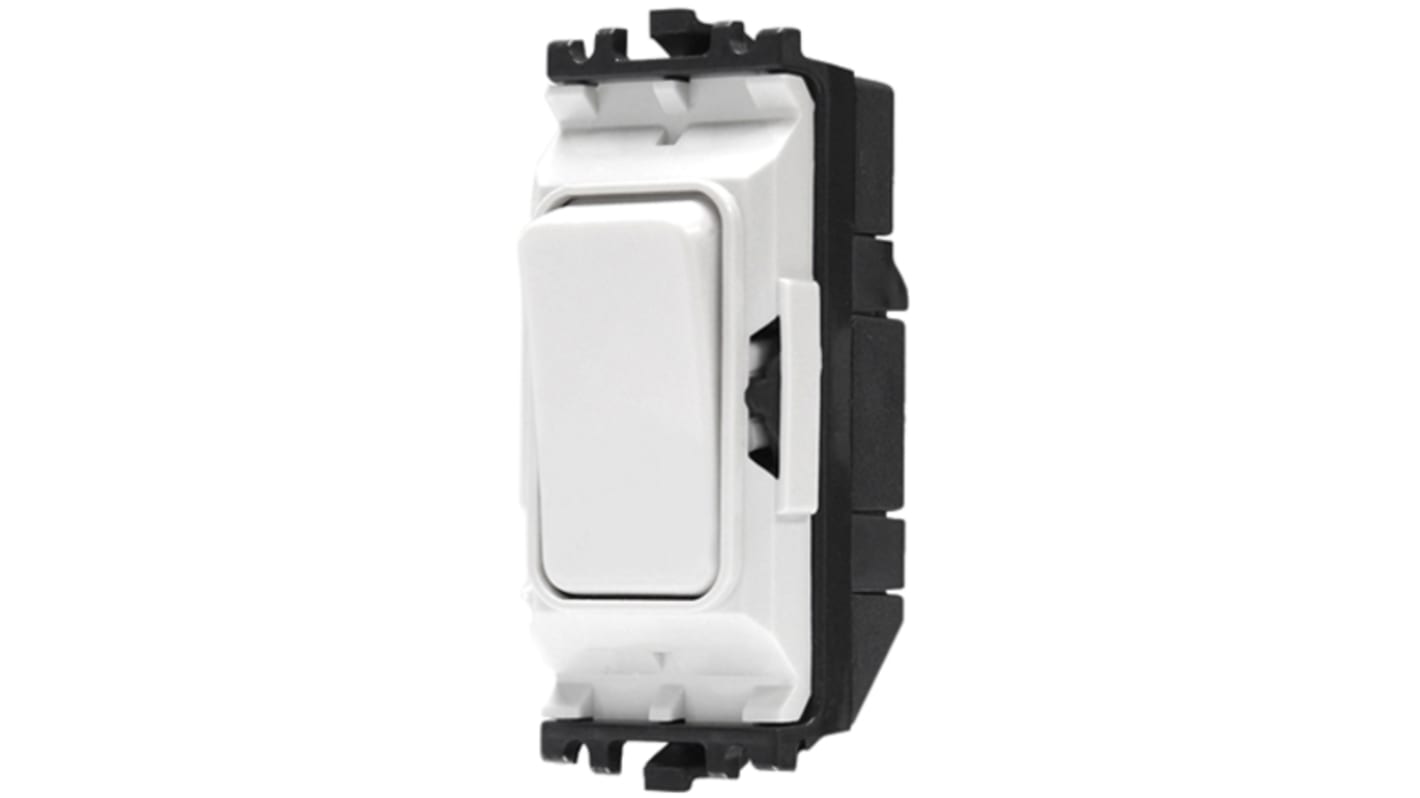 K4892 WHI | MK Electric 2 Way White Rocker Switch Grid Module 20A, Grid ...